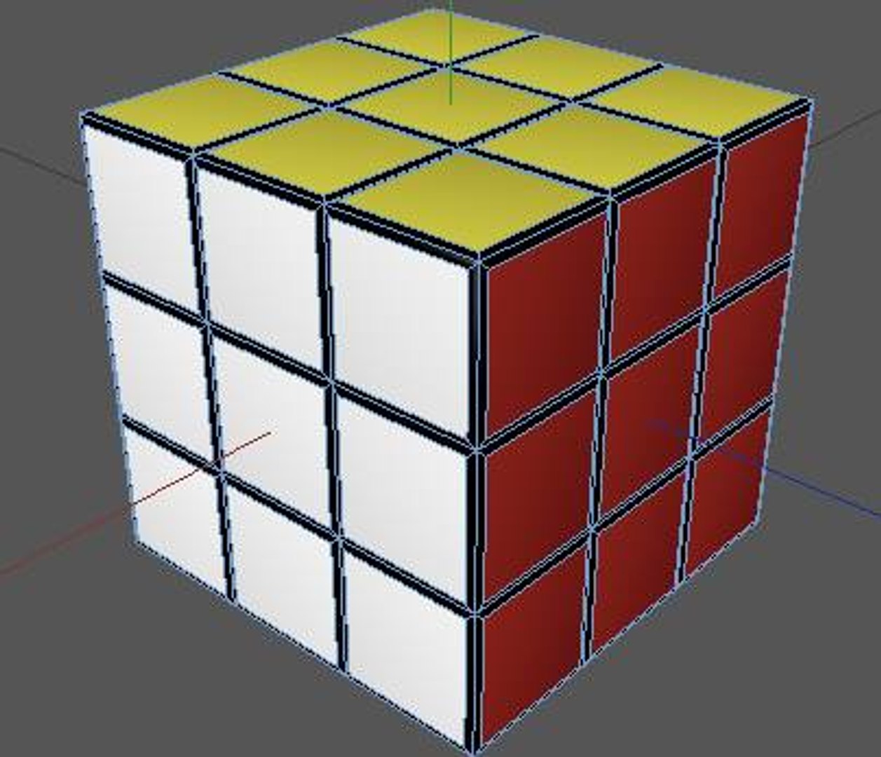 3d rubik s cube model