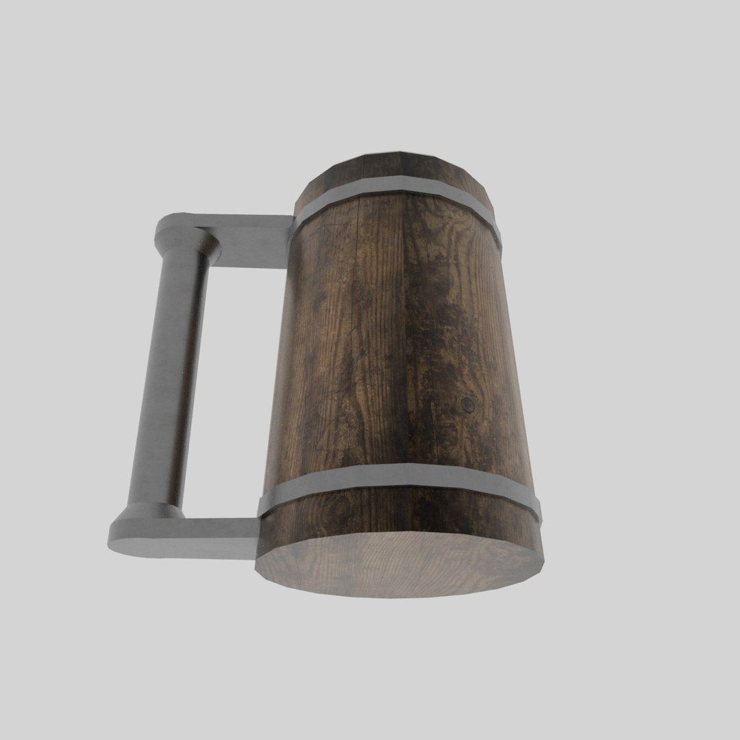 Free Beer Mug 3D Model - TurboSquid 1444611
