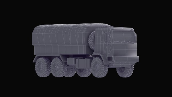 3D model KAMAZ 5350 Truck - TurboSquid 1897267