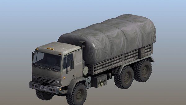 modelo 3d Camión KAMAZ 5350 - TurboSquid 1897267