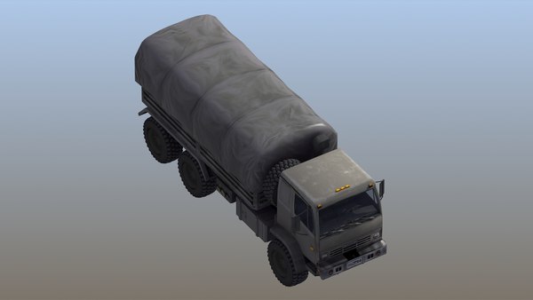 modelo 3d Camión KAMAZ 5350 - TurboSquid 1897267