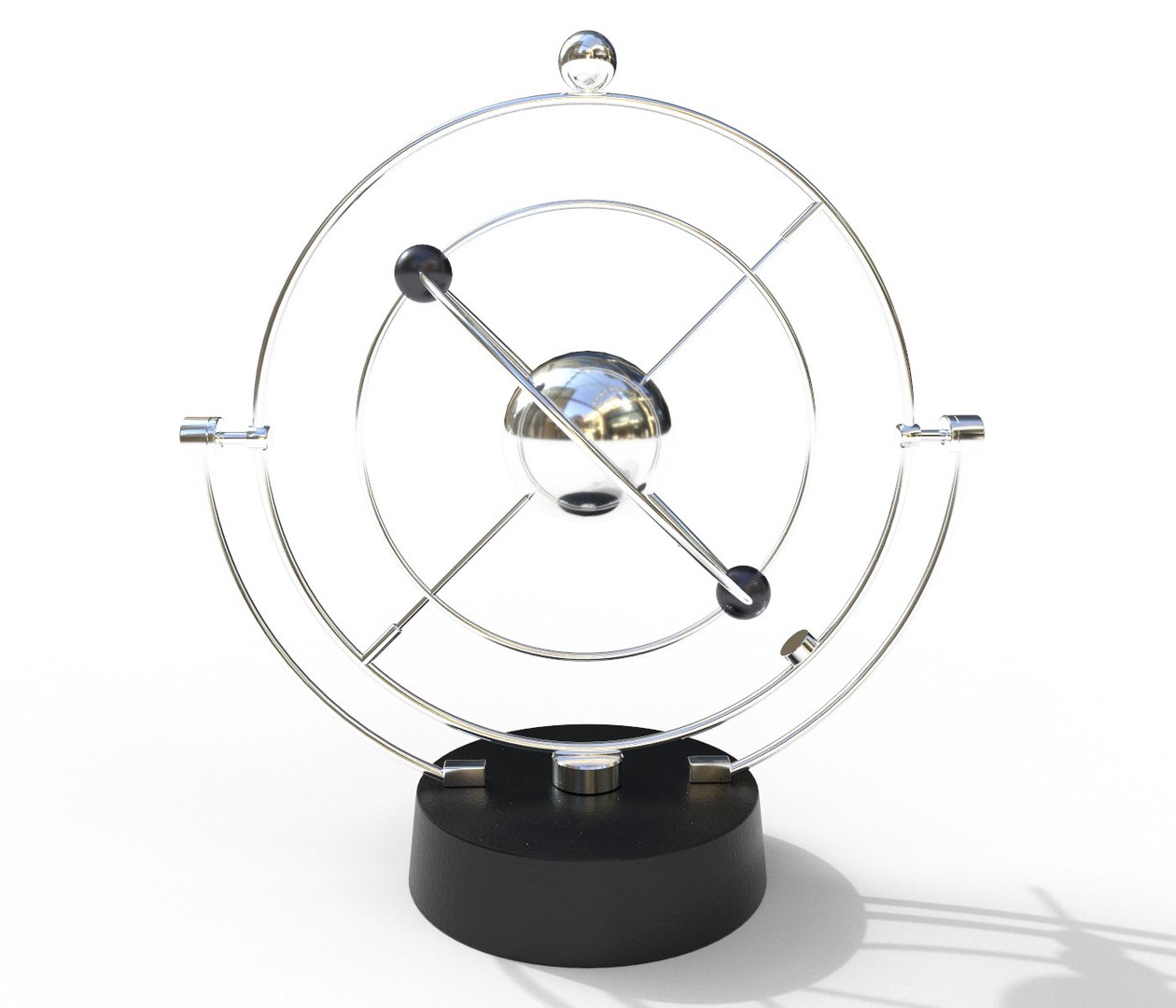 Magnetic Pendulum Rotating Eternal 3D Model - TurboSquid 1494061