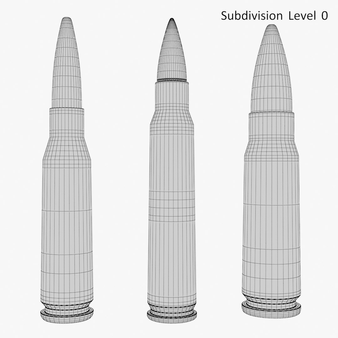 Cartridge 5 45x39 56x45 3D - TurboSquid 1255644