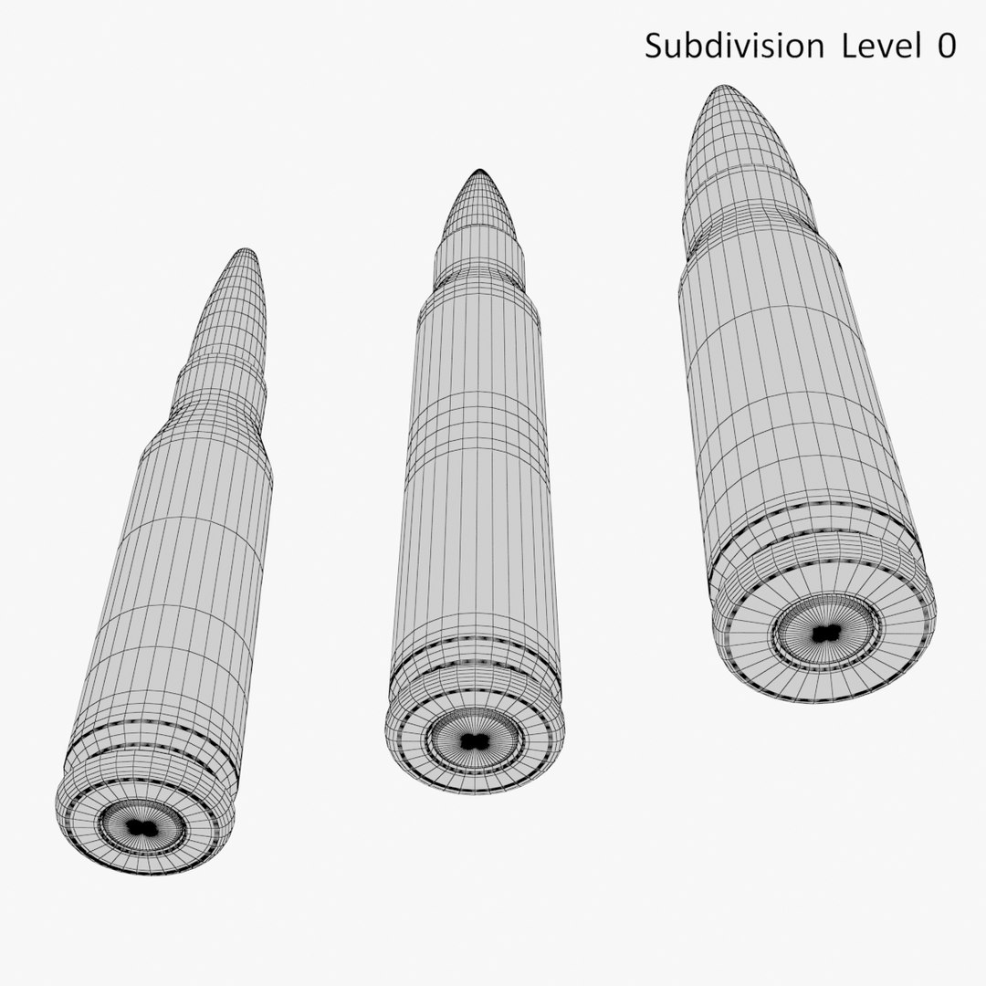 Cartridge 5 45x39 56x45 3D - TurboSquid 1255644