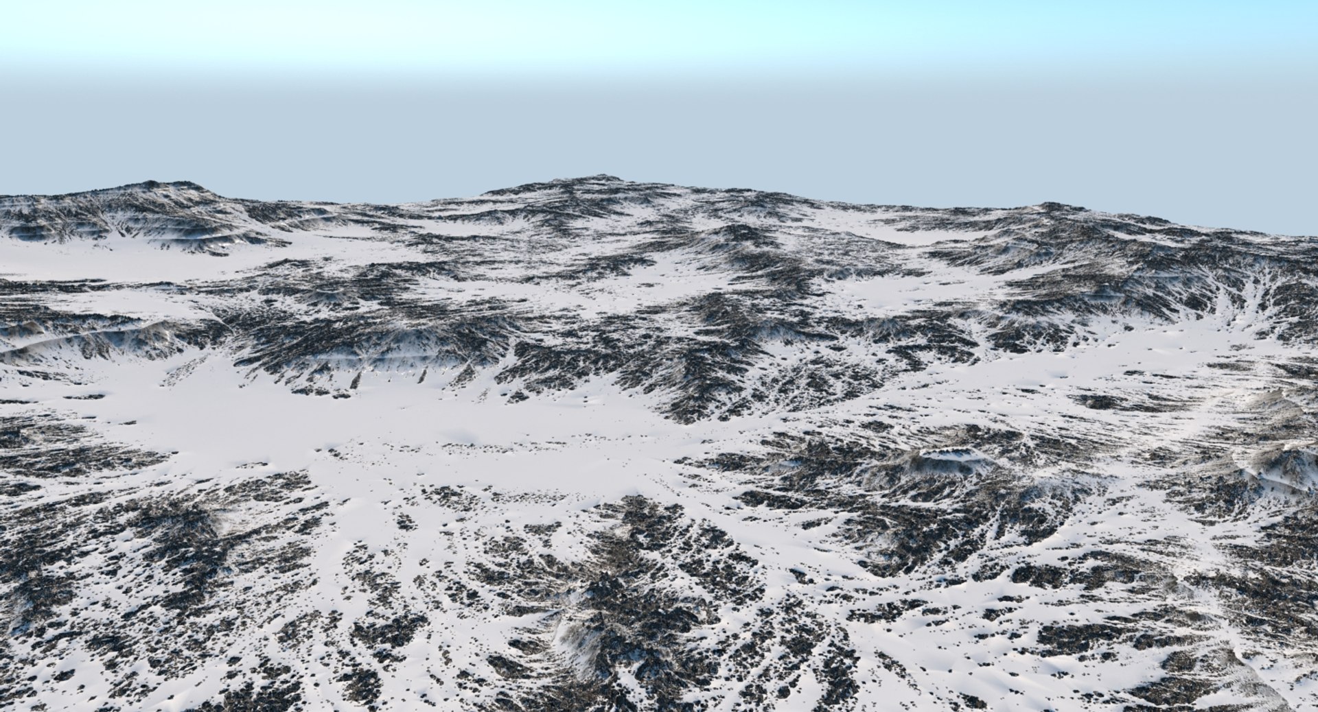 3d Model Arctic Surface