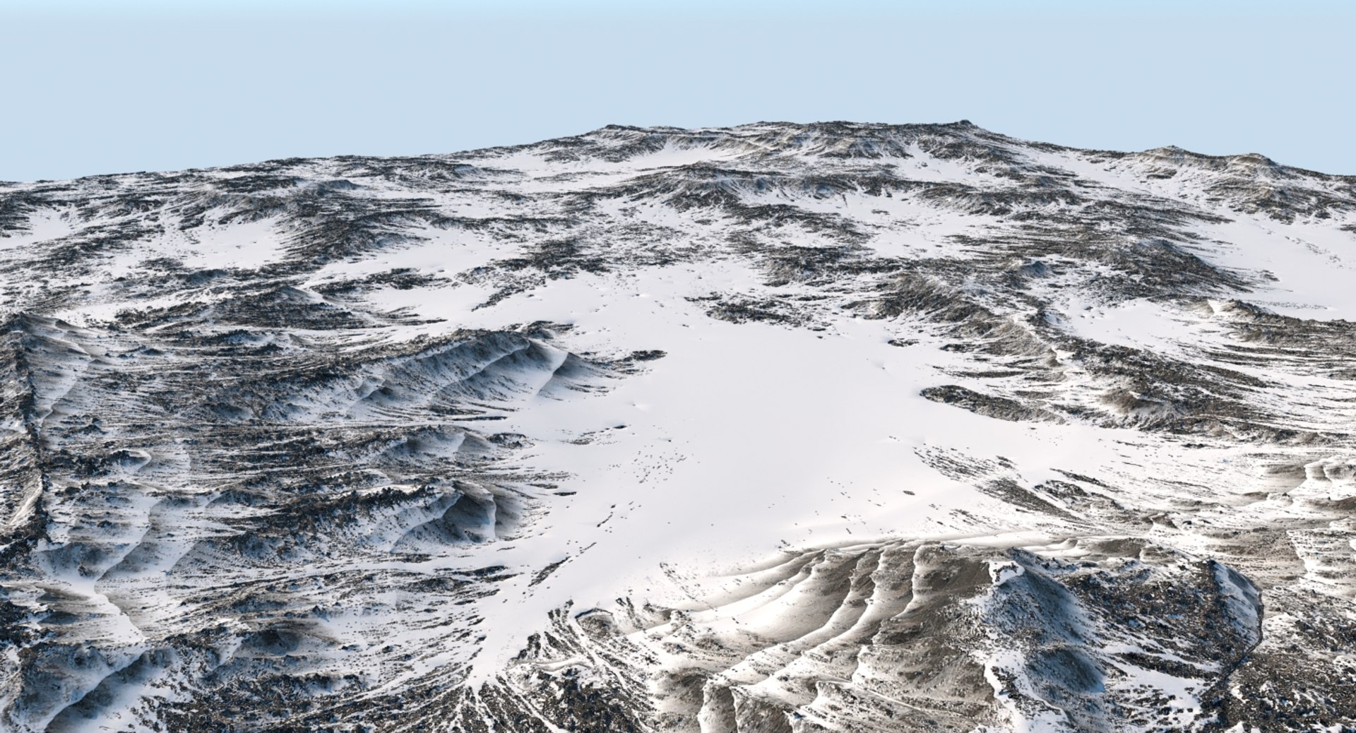 3d Model Arctic Surface