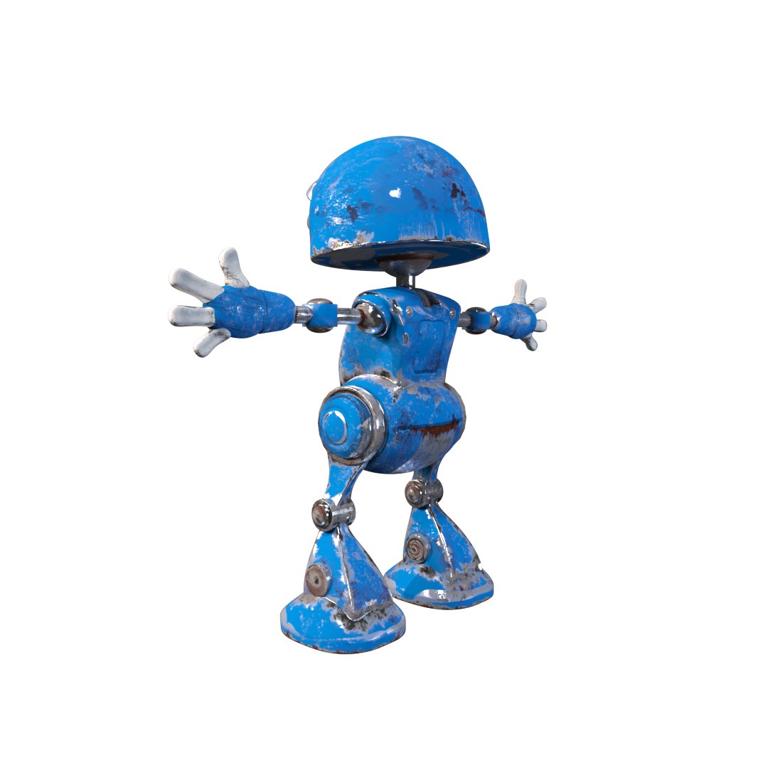 3D Rusty Cartoon Metal - TurboSquid 1274459