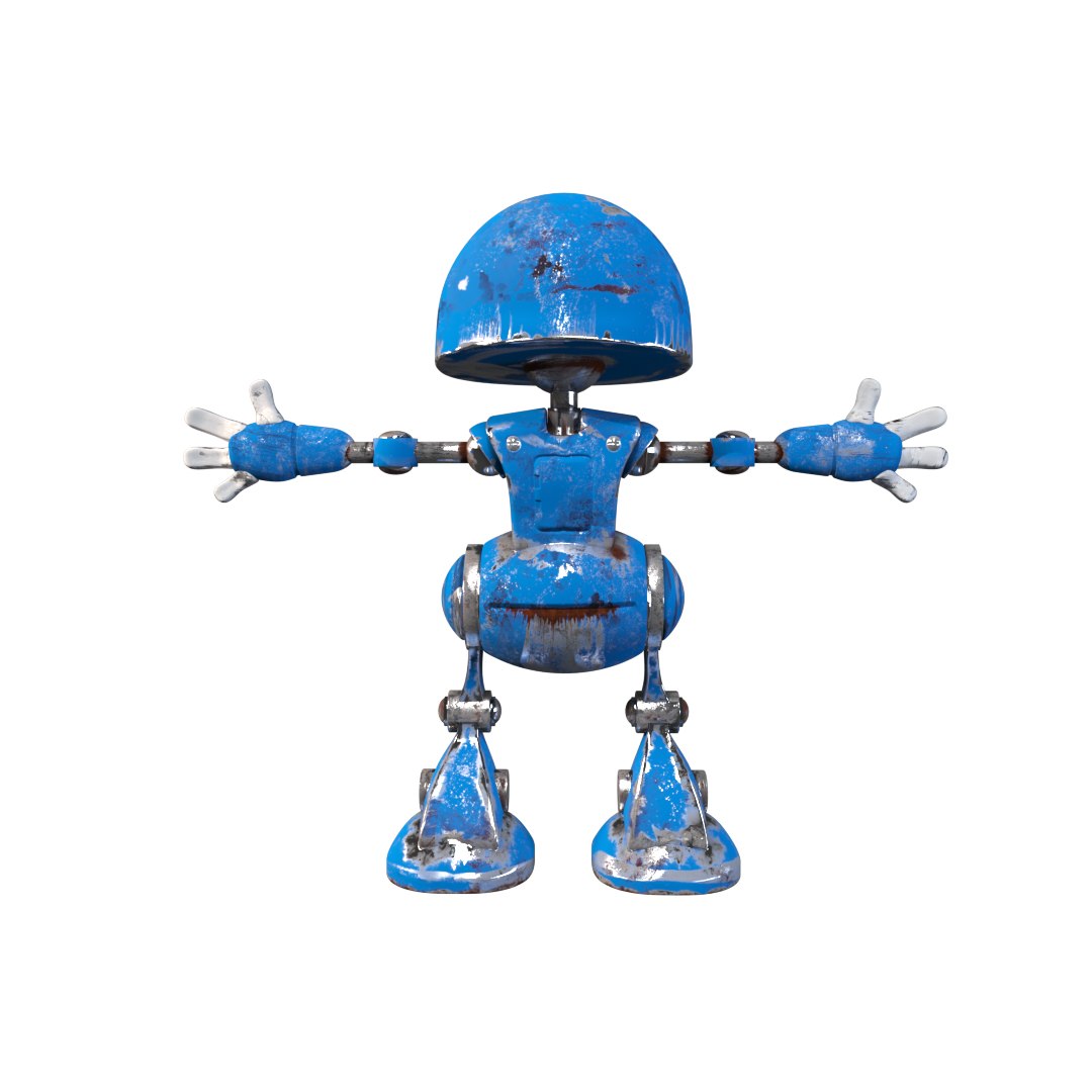 3D Rusty Cartoon Metal - TurboSquid 1274459