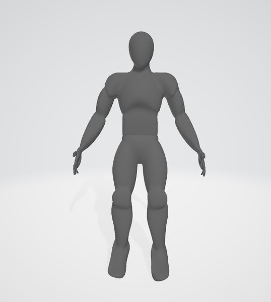 3D base male mesh model - TurboSquid 1608913
