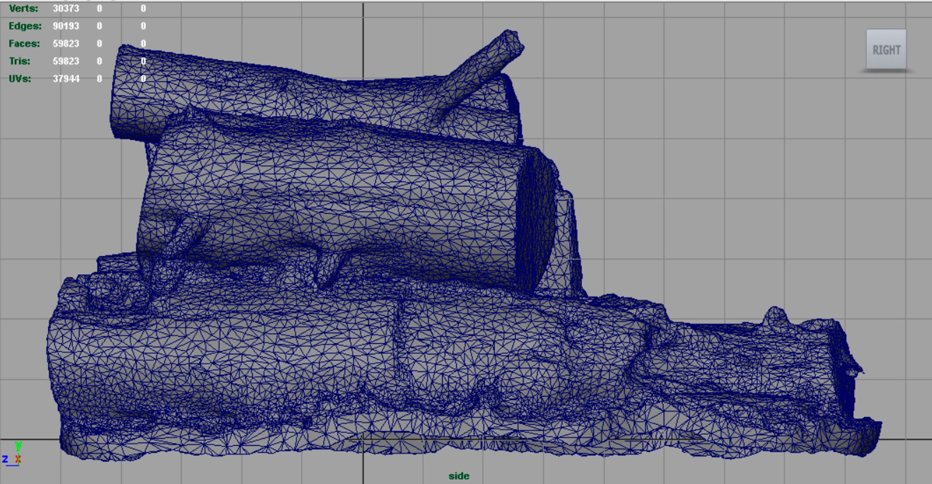 3D Realistic Wooden Logs Model - TurboSquid 1161245