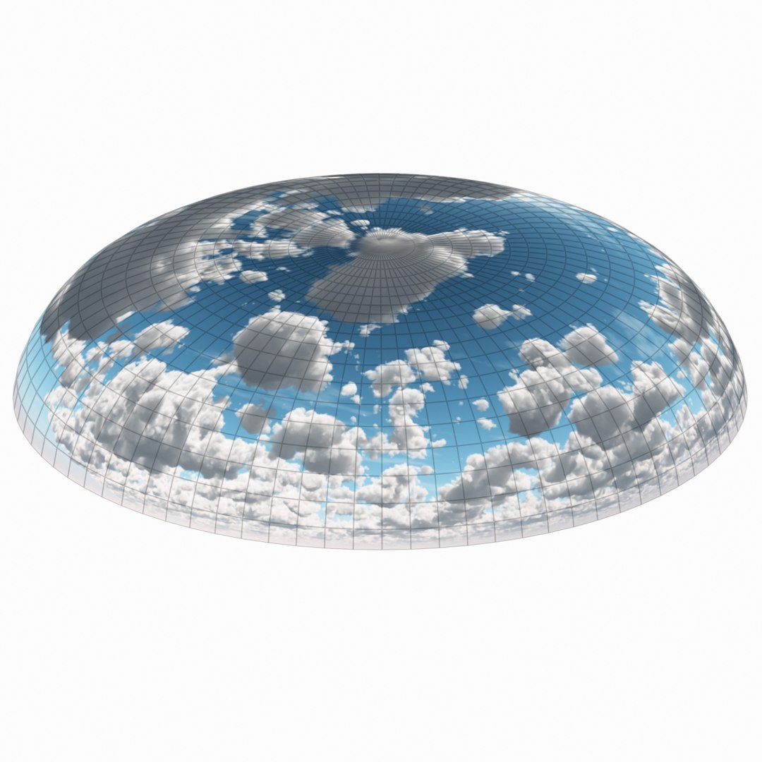 3d sky clouds model