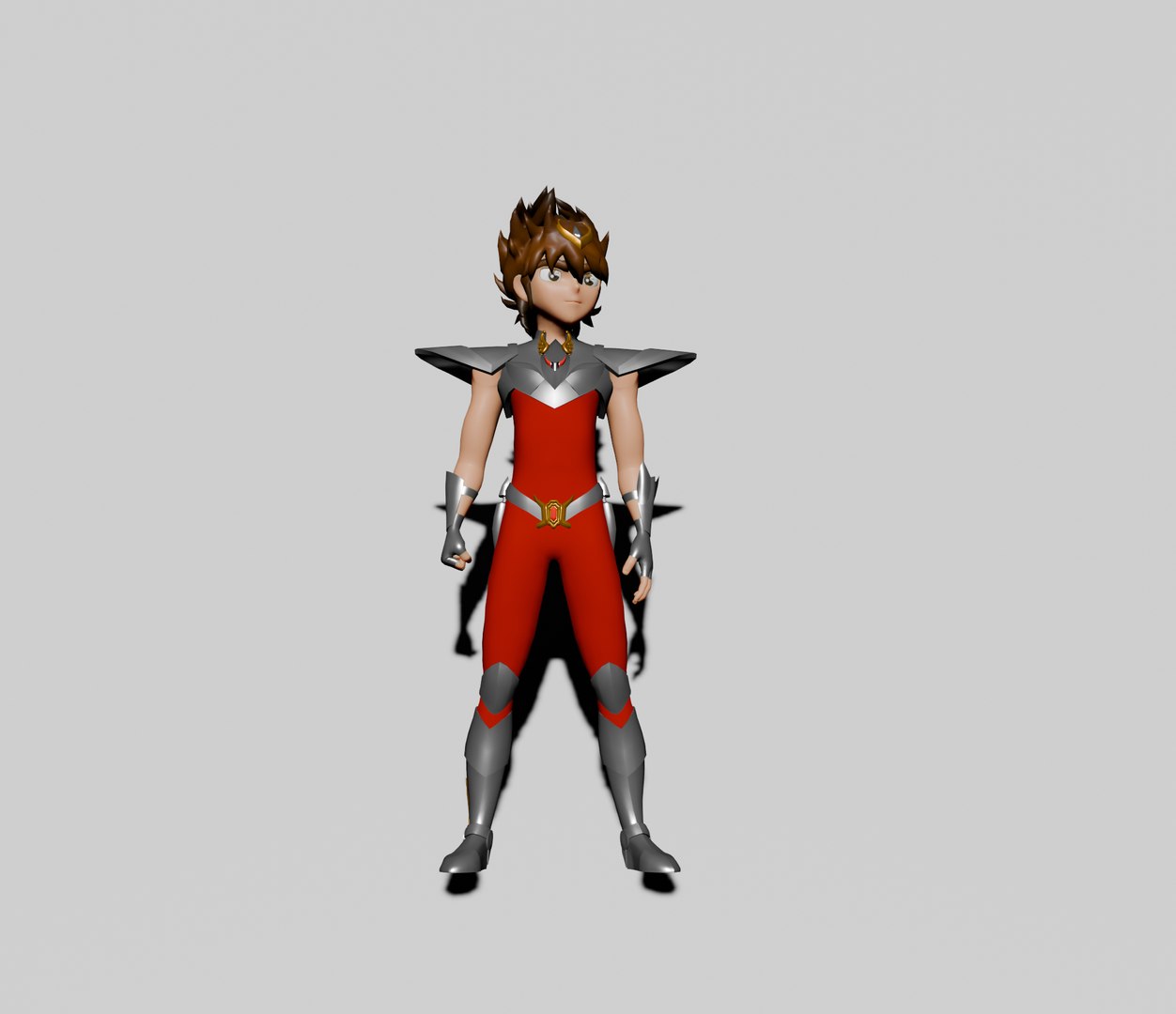 3D 3D Model For Character Anime Seiya Model - TurboSquid 2333152