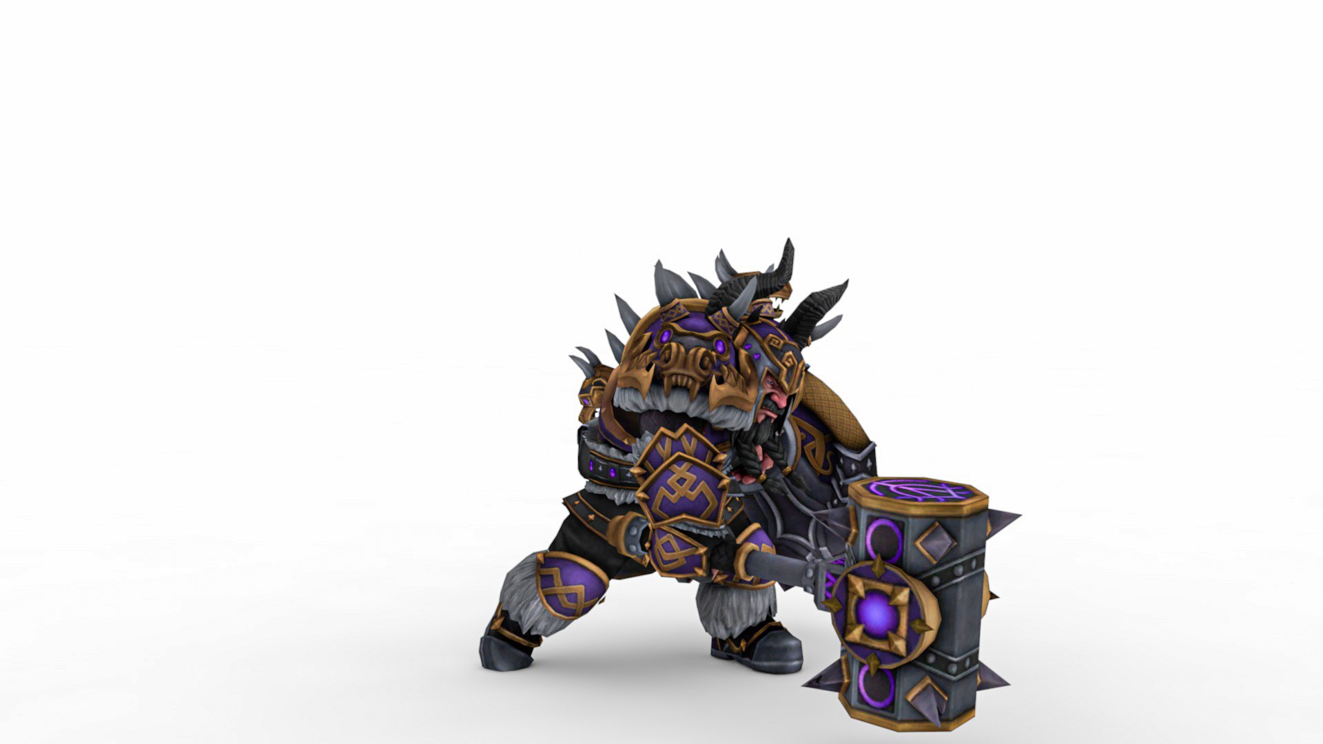 Armored Dwarven Warlord 3D Model Model - TurboSquid 2398318