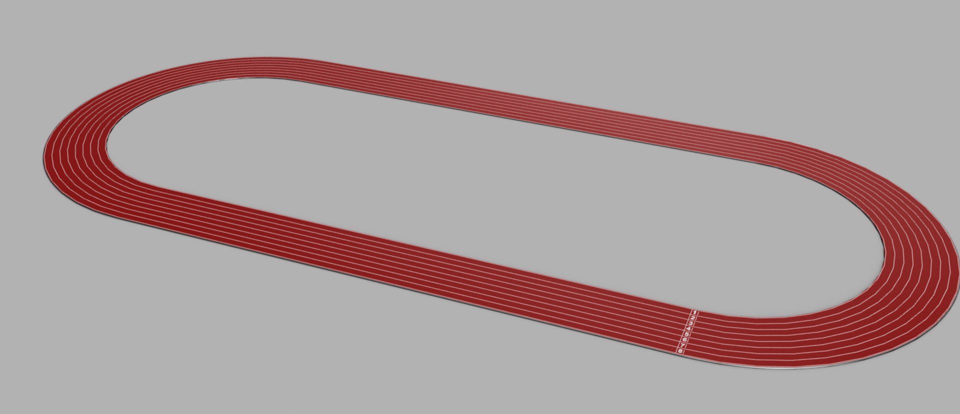 3D Oval Track - TurboSquid 1469364