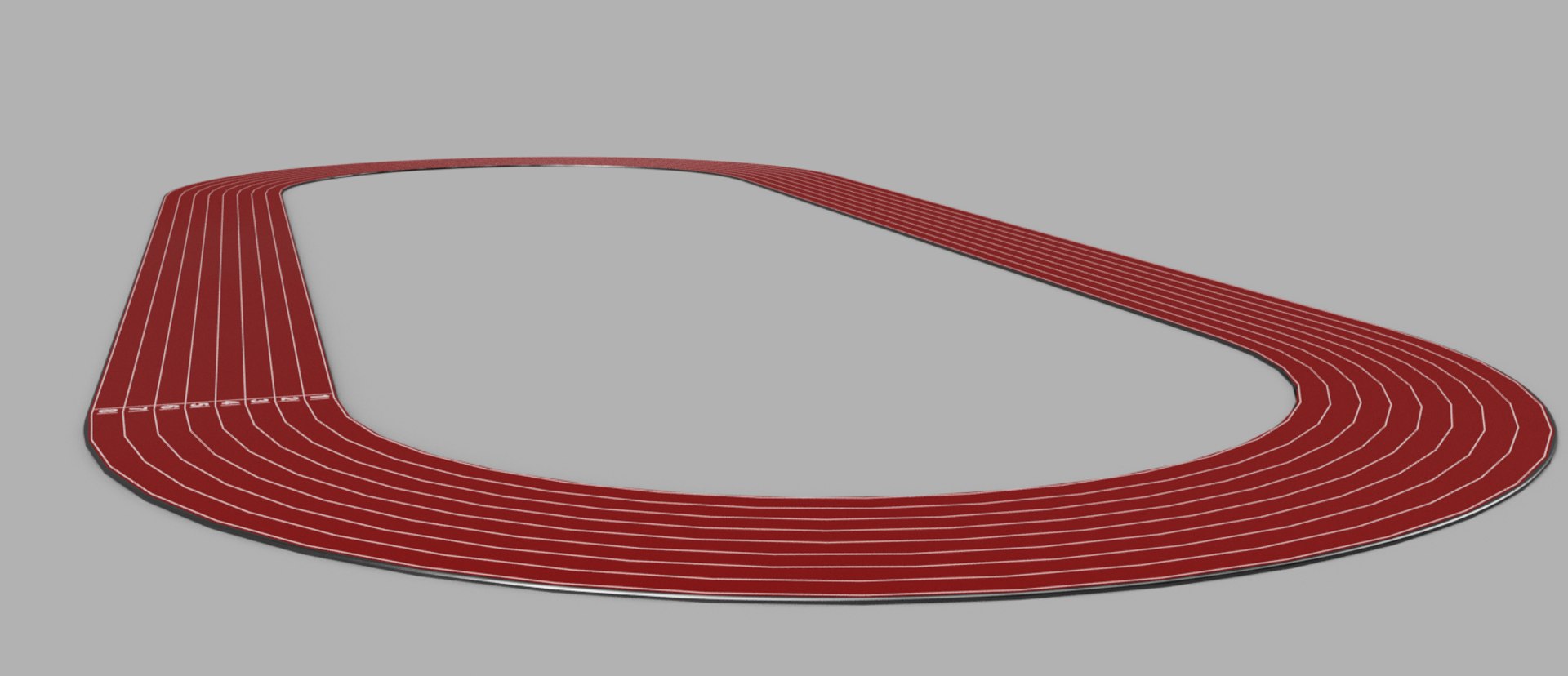 3D Oval Track - TurboSquid 1469364
