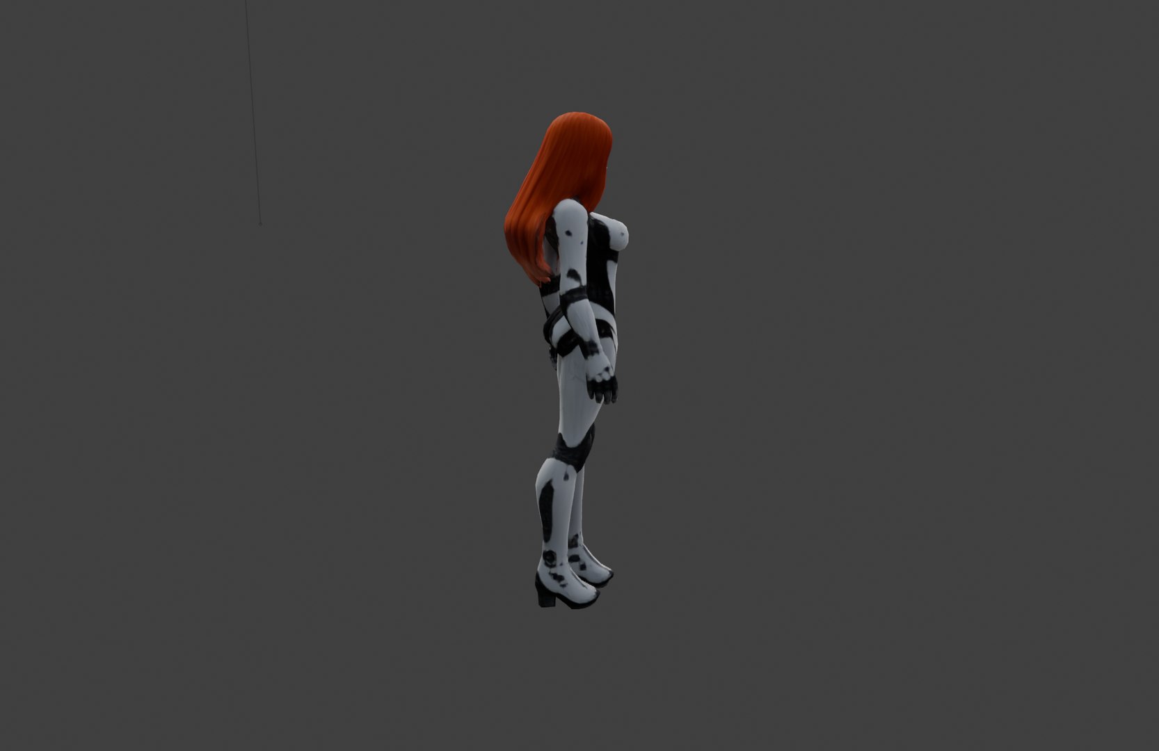Futuristic Sci-Fi Cyborg Woman Model - TurboSquid 2328344