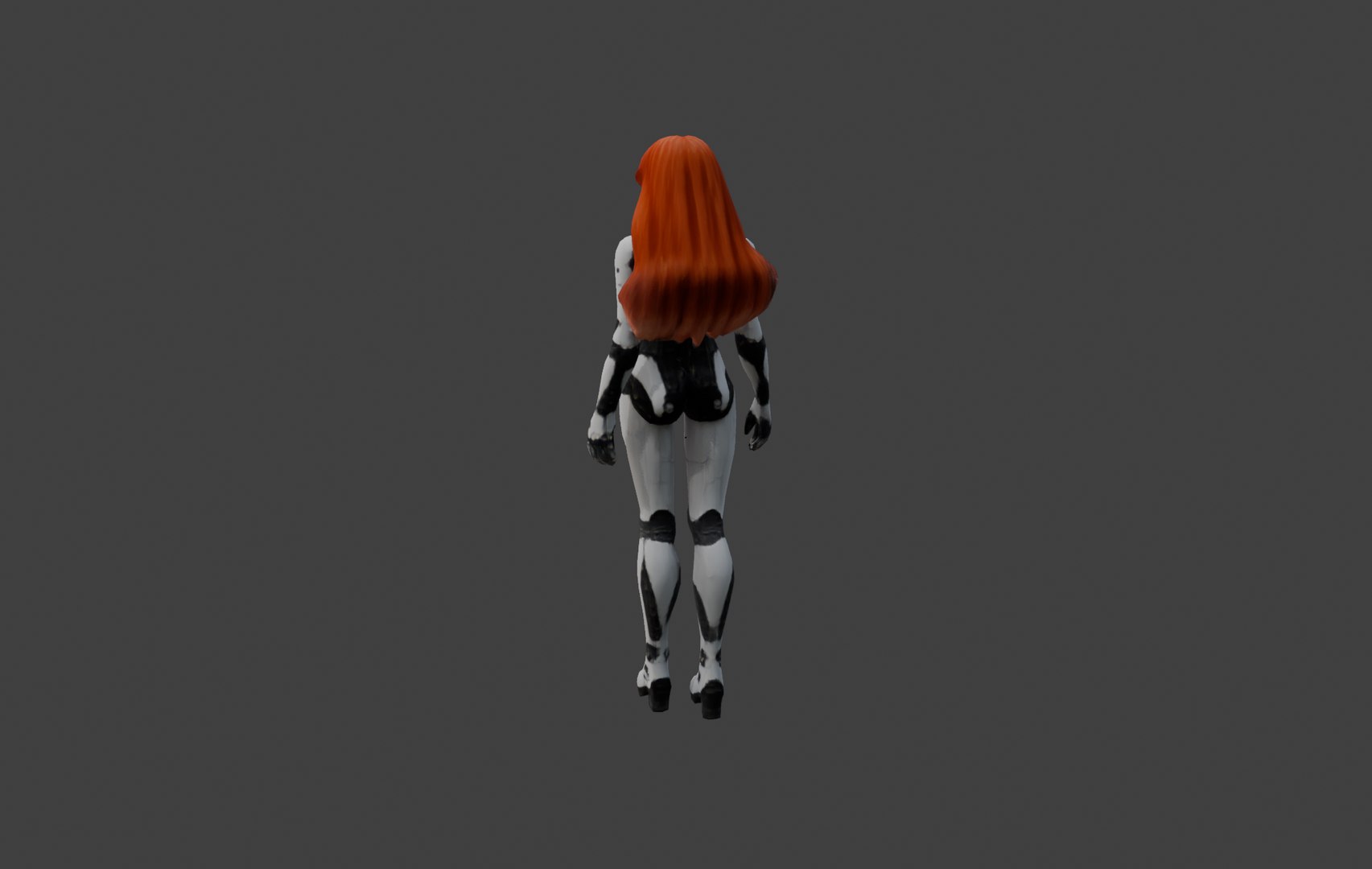 Futuristic Sci-Fi Cyborg Woman Model - TurboSquid 2328344
