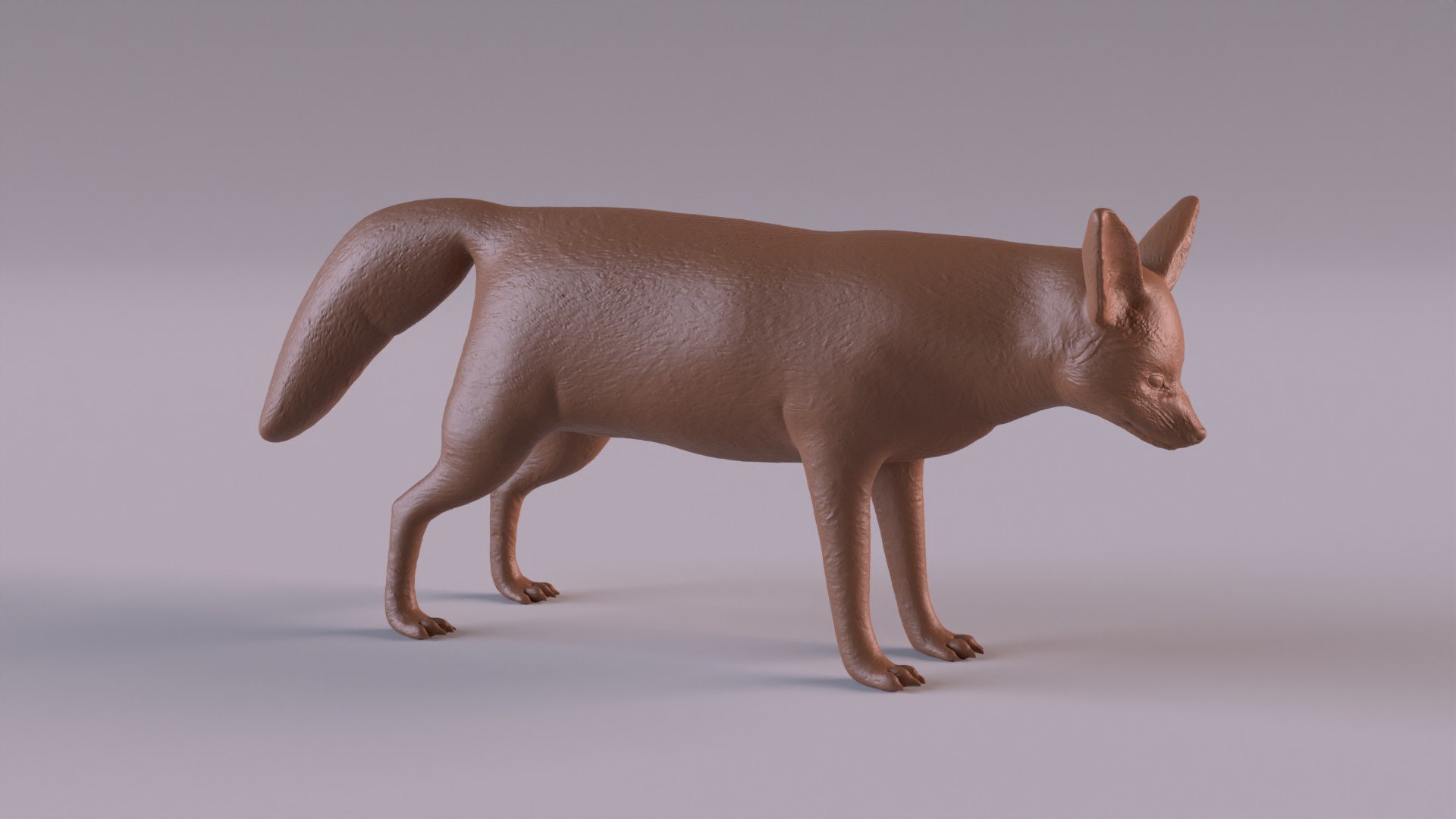 3D Fennec Fox Printable - TurboSquid 2007009