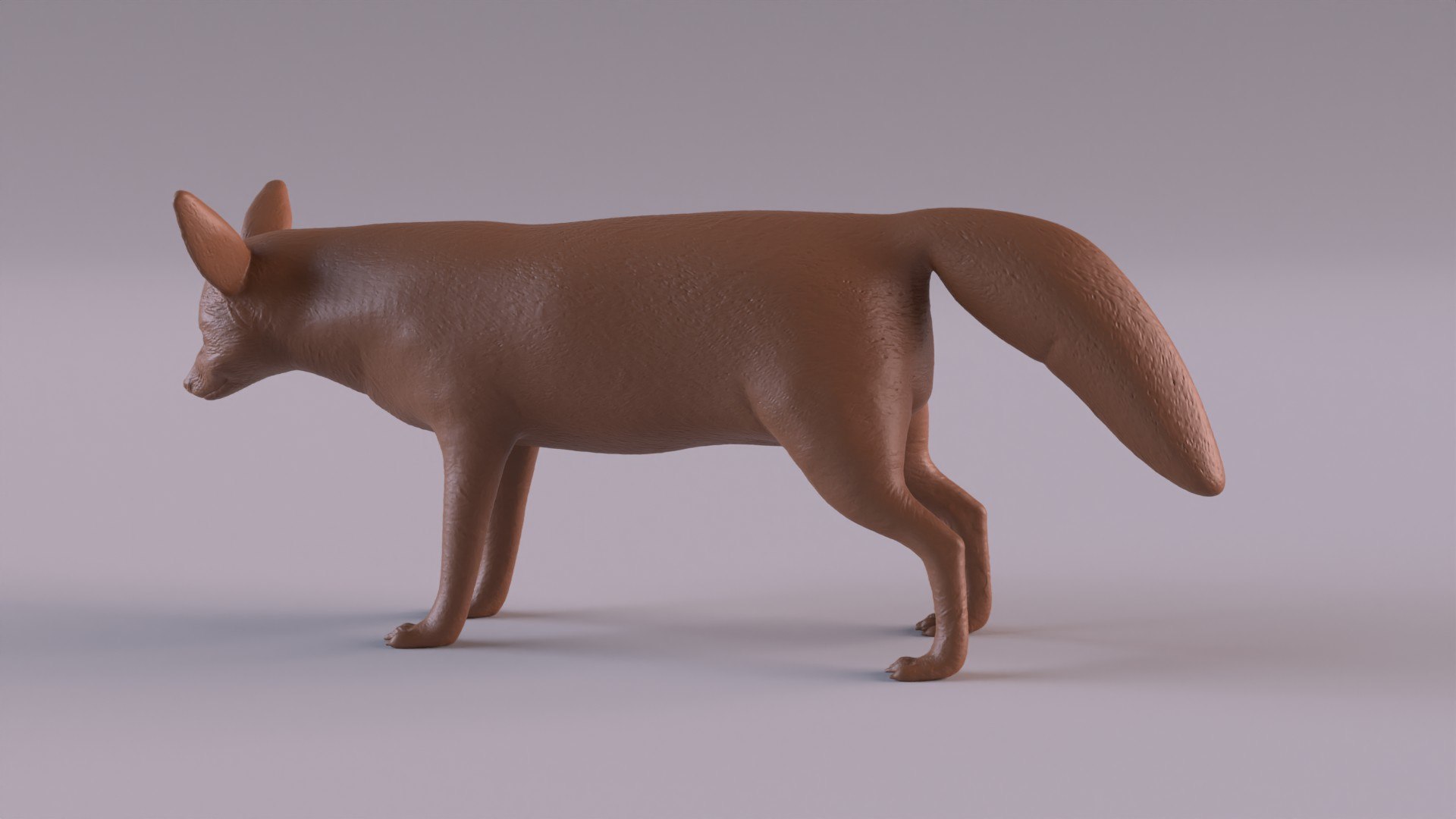 3D Fennec Fox Printable - TurboSquid 2007009