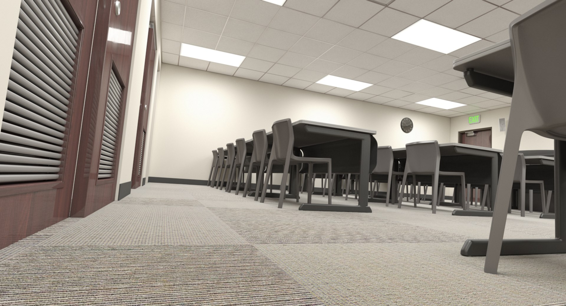 3D Class Room Realistic - TurboSquid 1245264