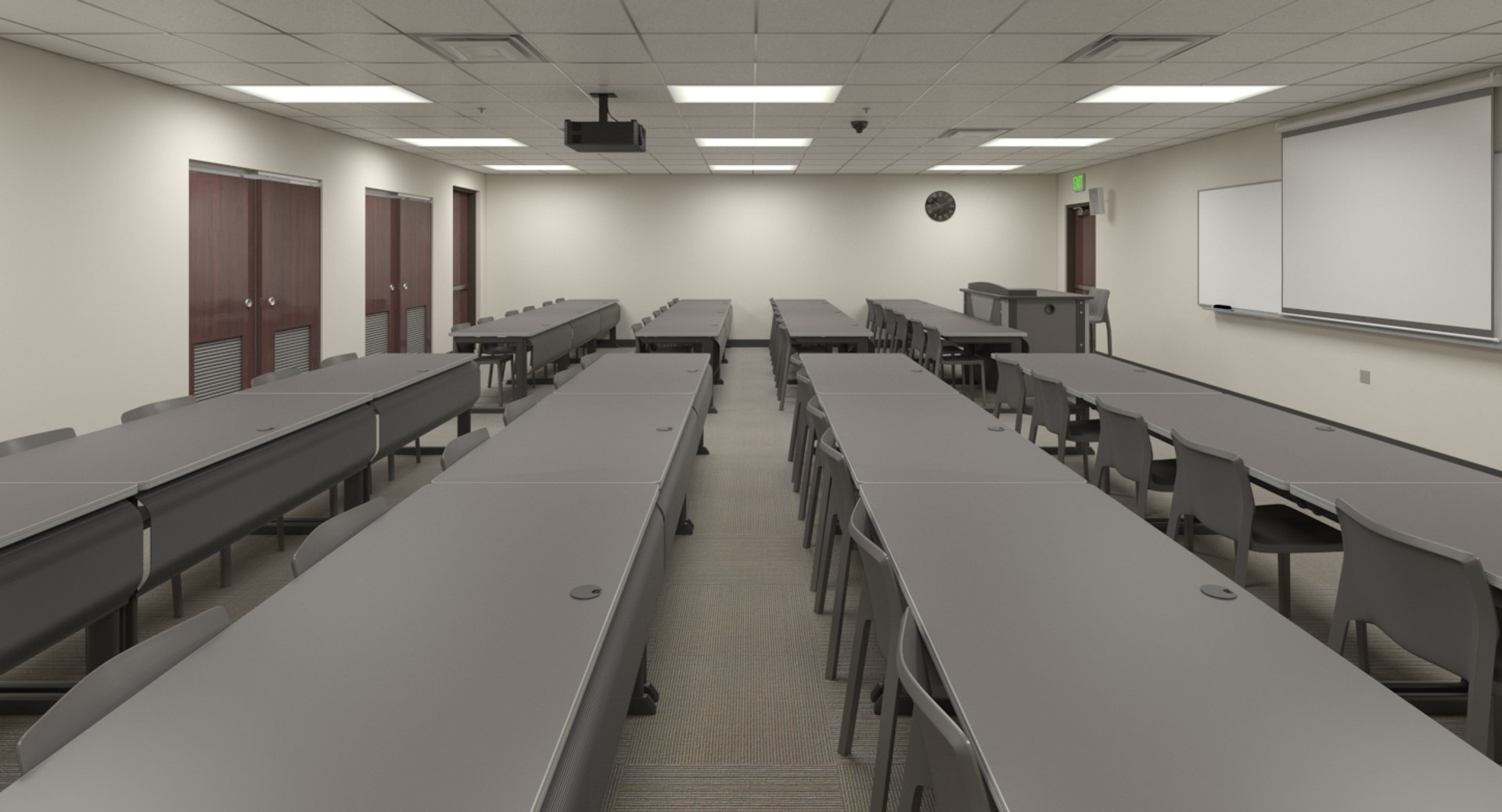 3D Class Room Realistic - TurboSquid 1245264