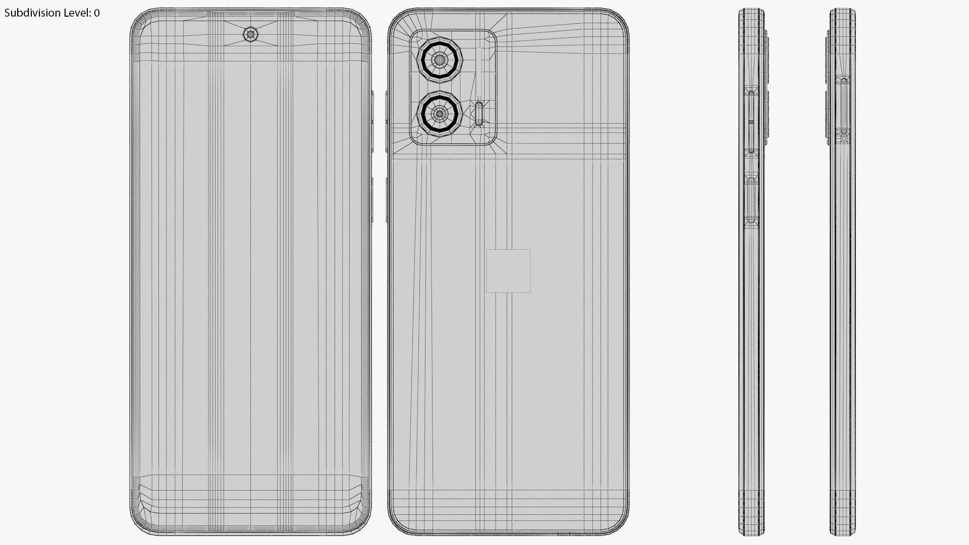 Motorola Moto G53 5G Blue 3D Model - TurboSquid 2049119