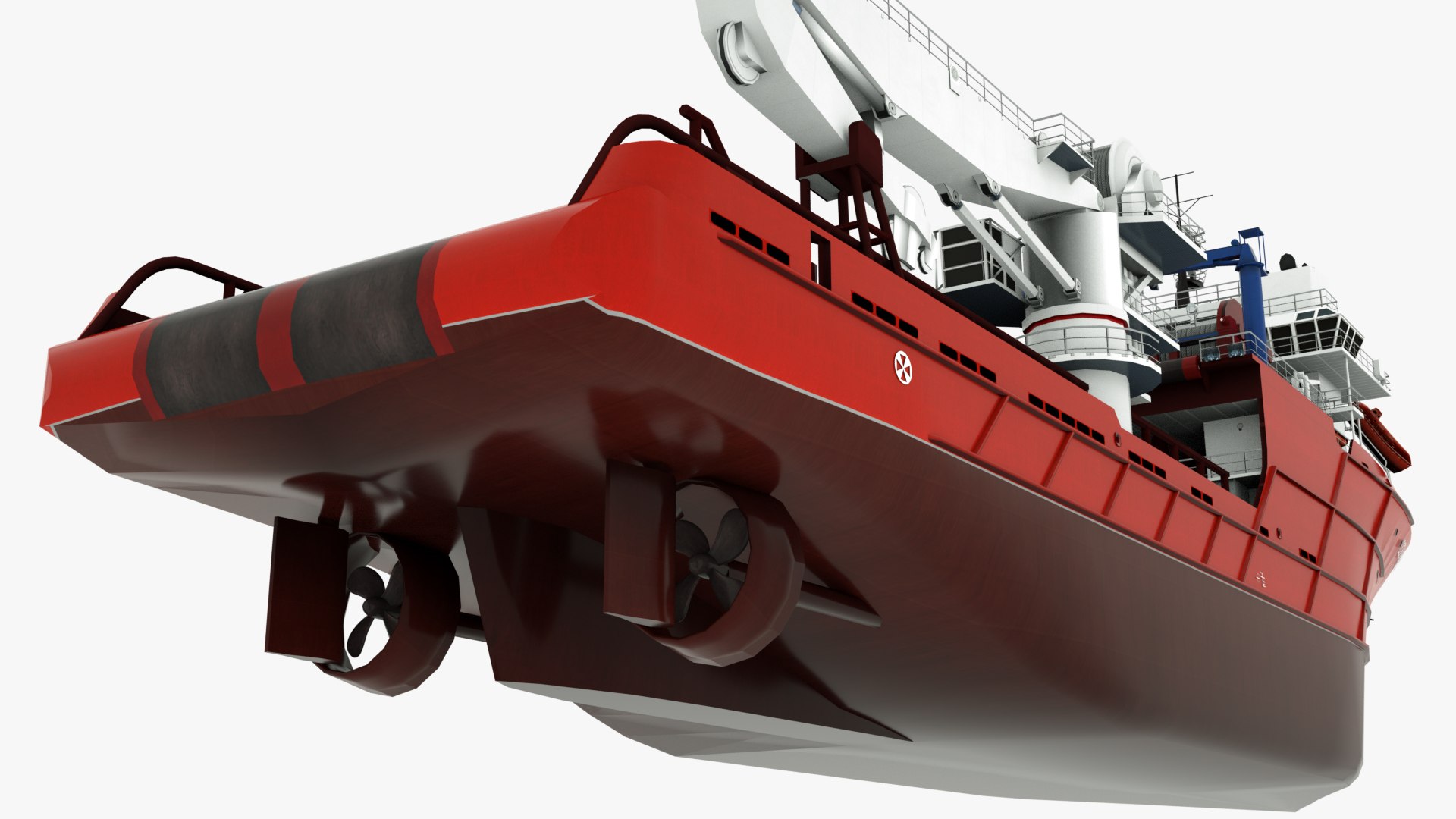 3D Offshore Support Vessel Ocean Scout Model - TurboSquid 1724767