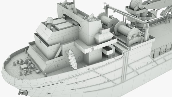 3D Offshore Support Vessel Ocean Scout model - TurboSquid 1724767