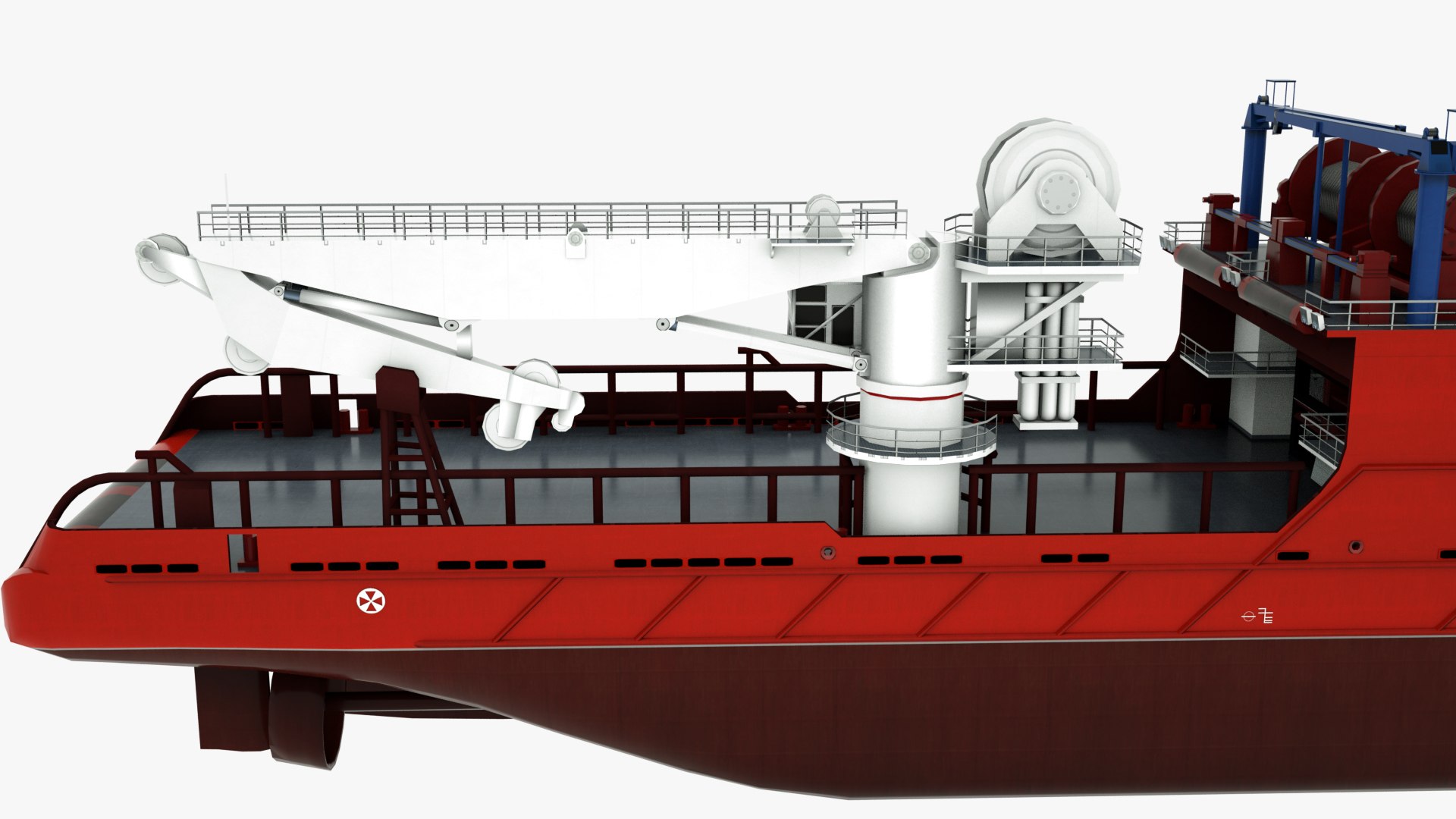 3D Offshore Support Vessel Ocean Scout Model - TurboSquid 1724767