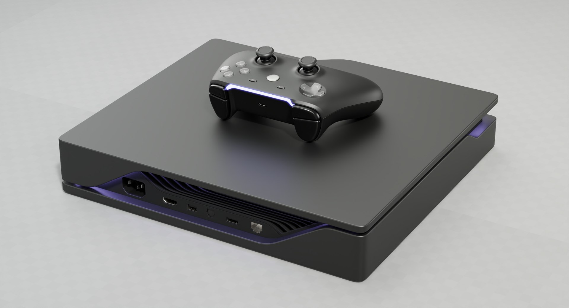 Game Console And Controller Model - TurboSquid 1841327