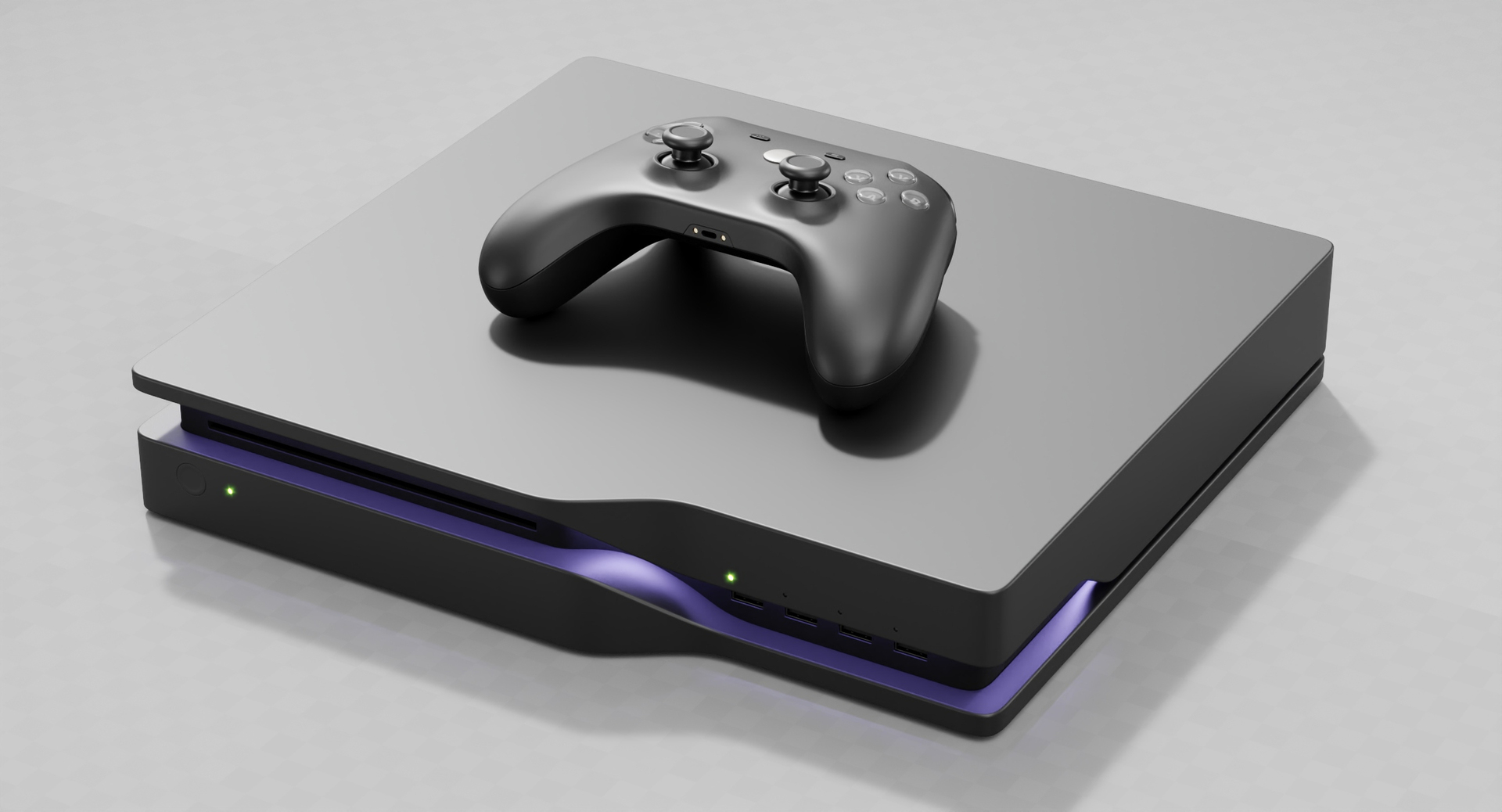 Game Console and Controller model - TurboSquid 1841327