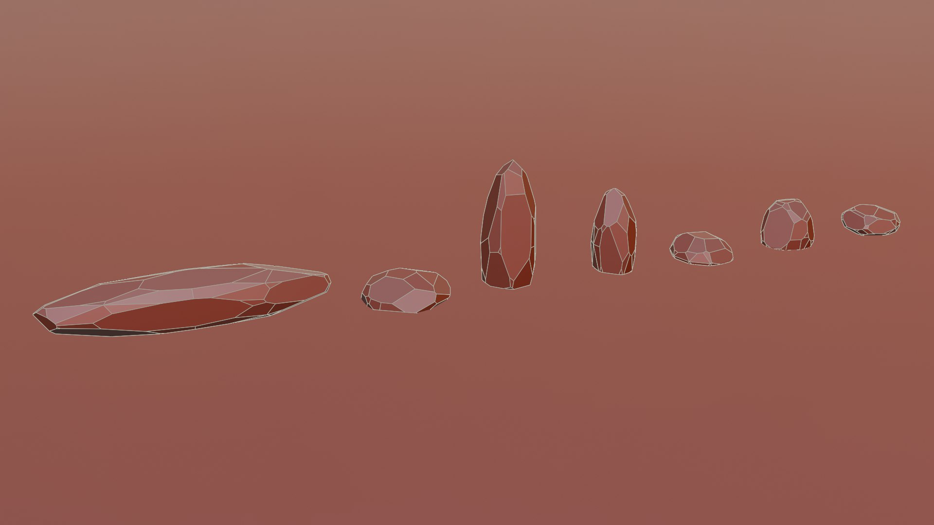 3D model Low Poly Desert Pack - TurboSquid 2042424