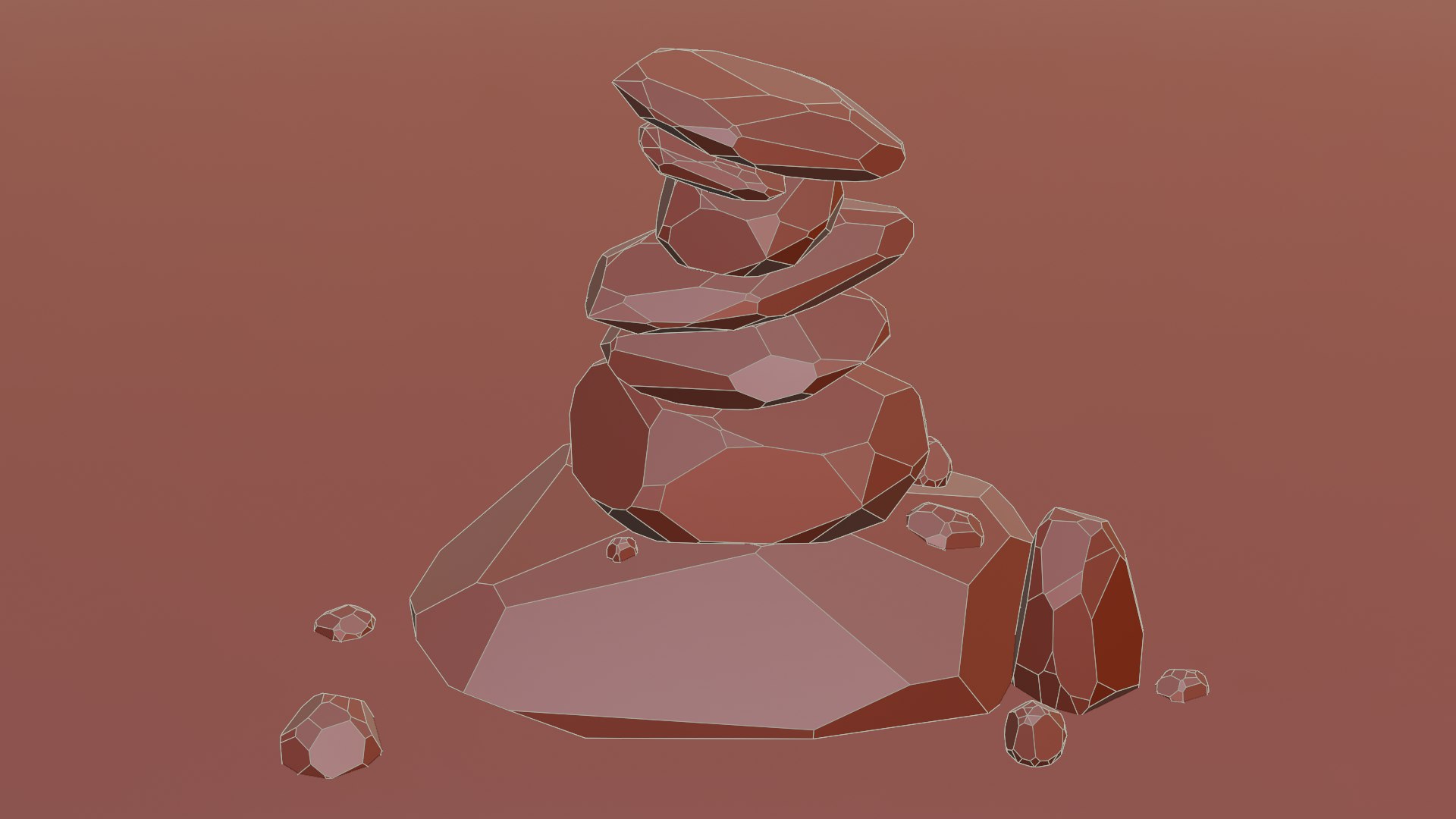 3D model Low Poly Desert Pack - TurboSquid 2042424