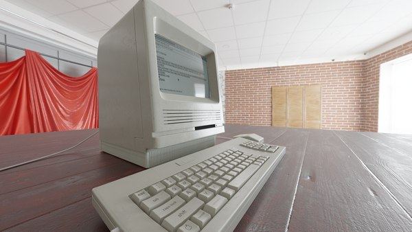 modelo 3d Mac SE30 Model Old Computer Model - TurboSquid 1980032