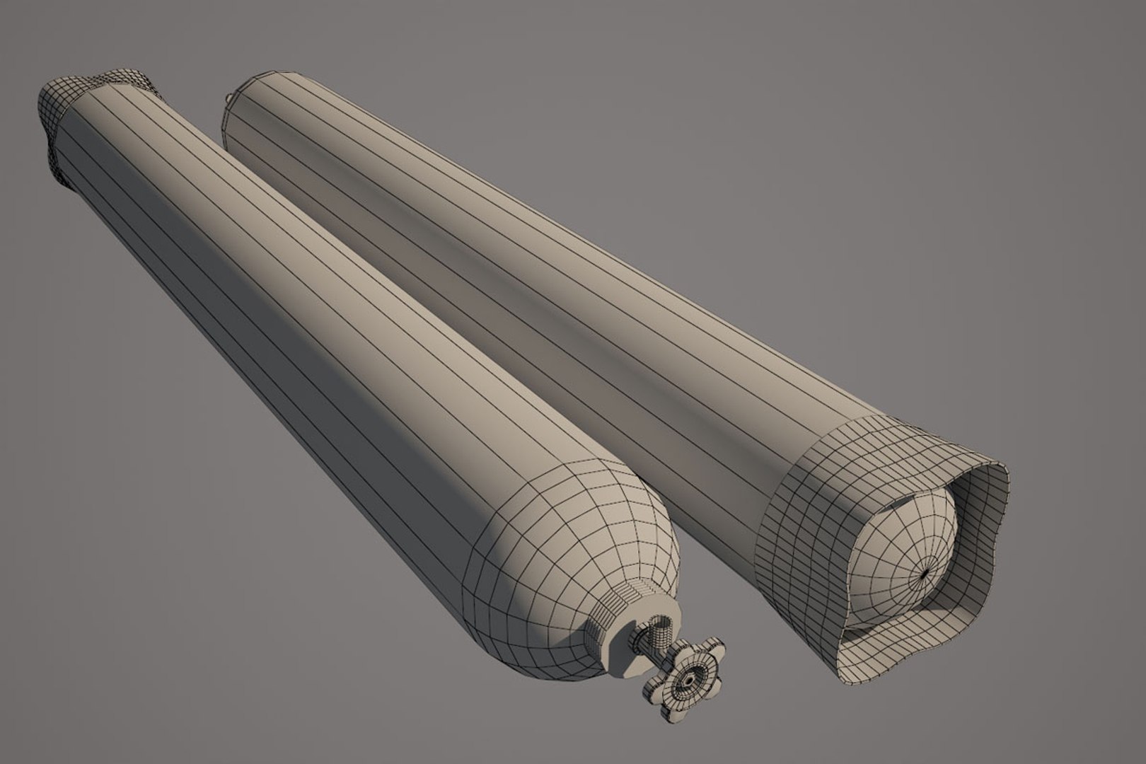 Oxygen tank 3D - TurboSquid 1438299