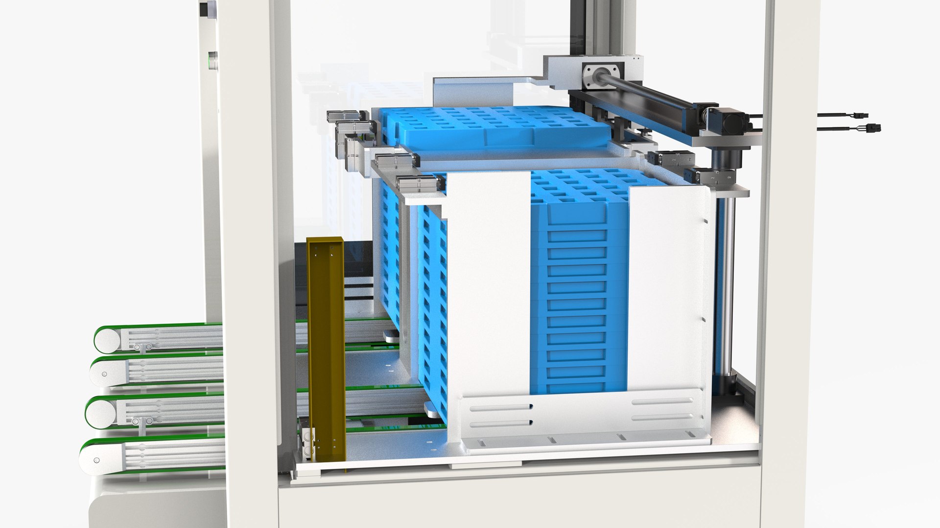 Automatic Tray Feeding Machine 3D Model - TurboSquid 1992797