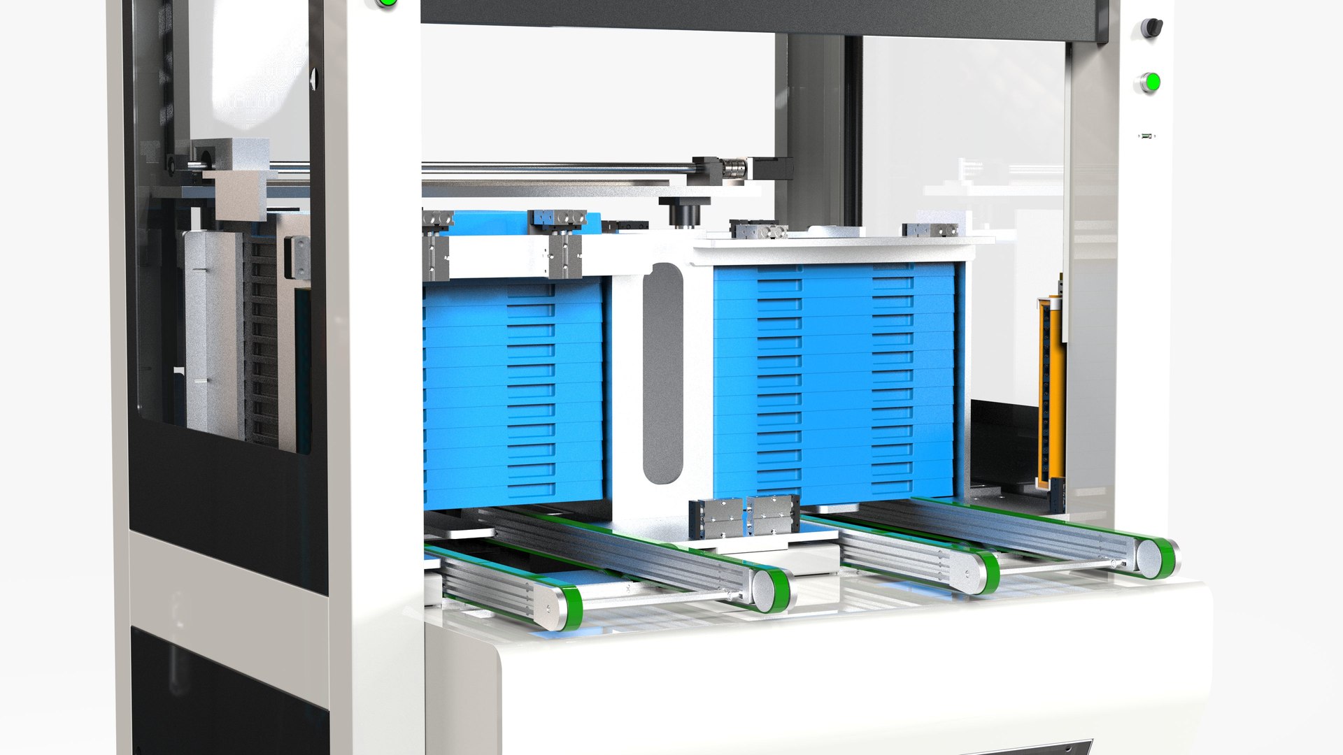 Automatic Tray Feeding Machine 3D Model - TurboSquid 1992797