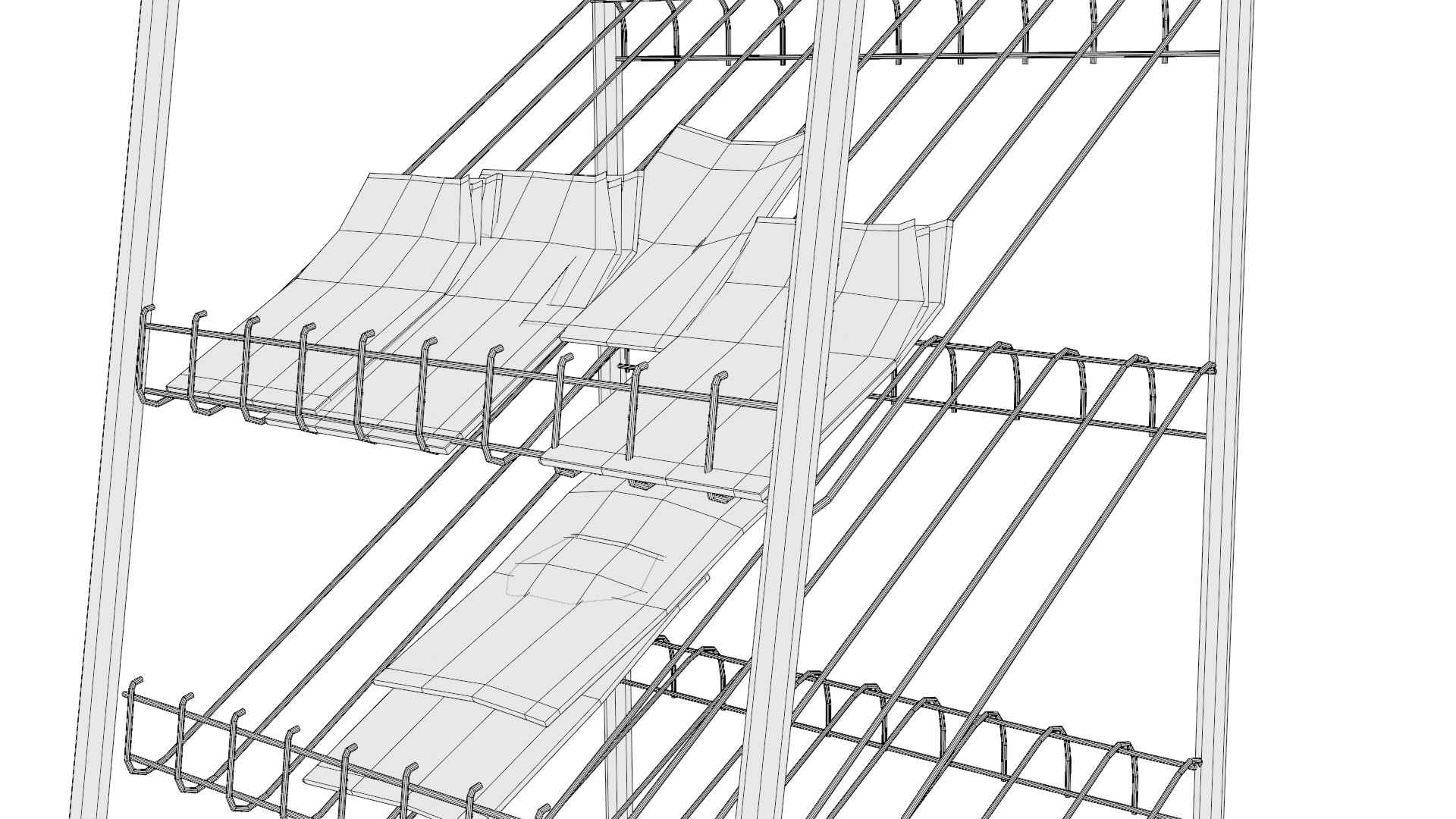 3D Model Magazine Display Rack With 4k Pbr Textures - TurboSquid 2098042