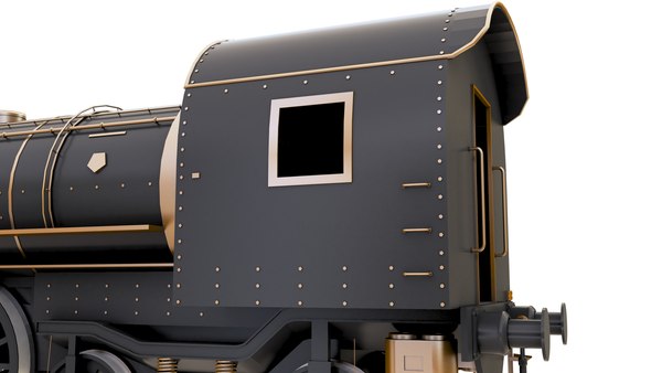 modelo 3d Locomotora de tren de vapor y vagón tolva - TurboSquid 1513666