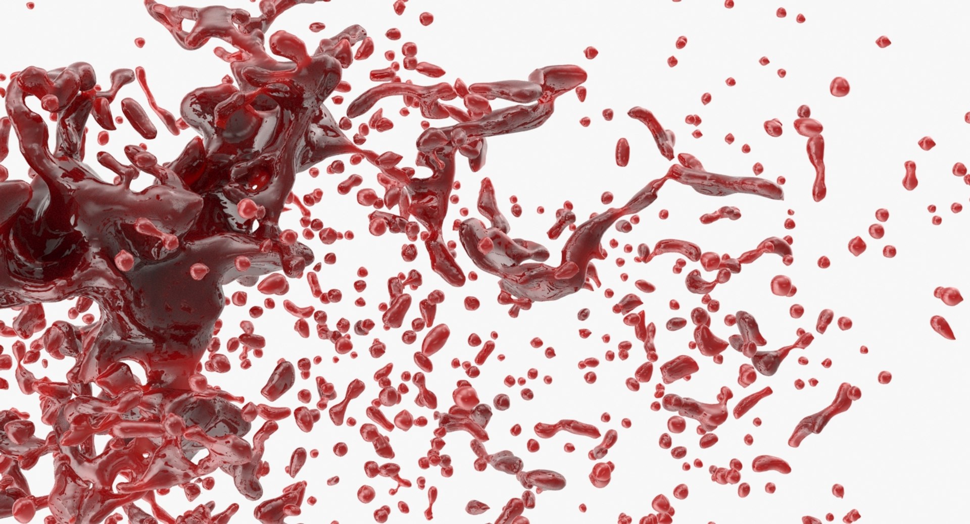 Blood Splash Model - TurboSquid 1285978