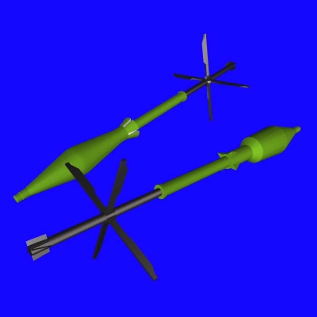 Rpg-7 Rocket Rpg 3d Model