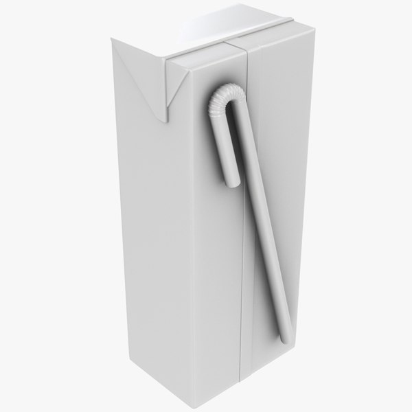 modelo 3d Milk Box 5 Clay - TurboSquid 2044079