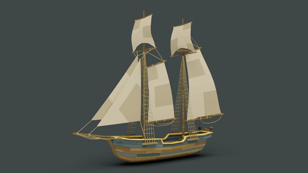 modelo 3d Ships Low Poly Pack - TurboSquid 2015666