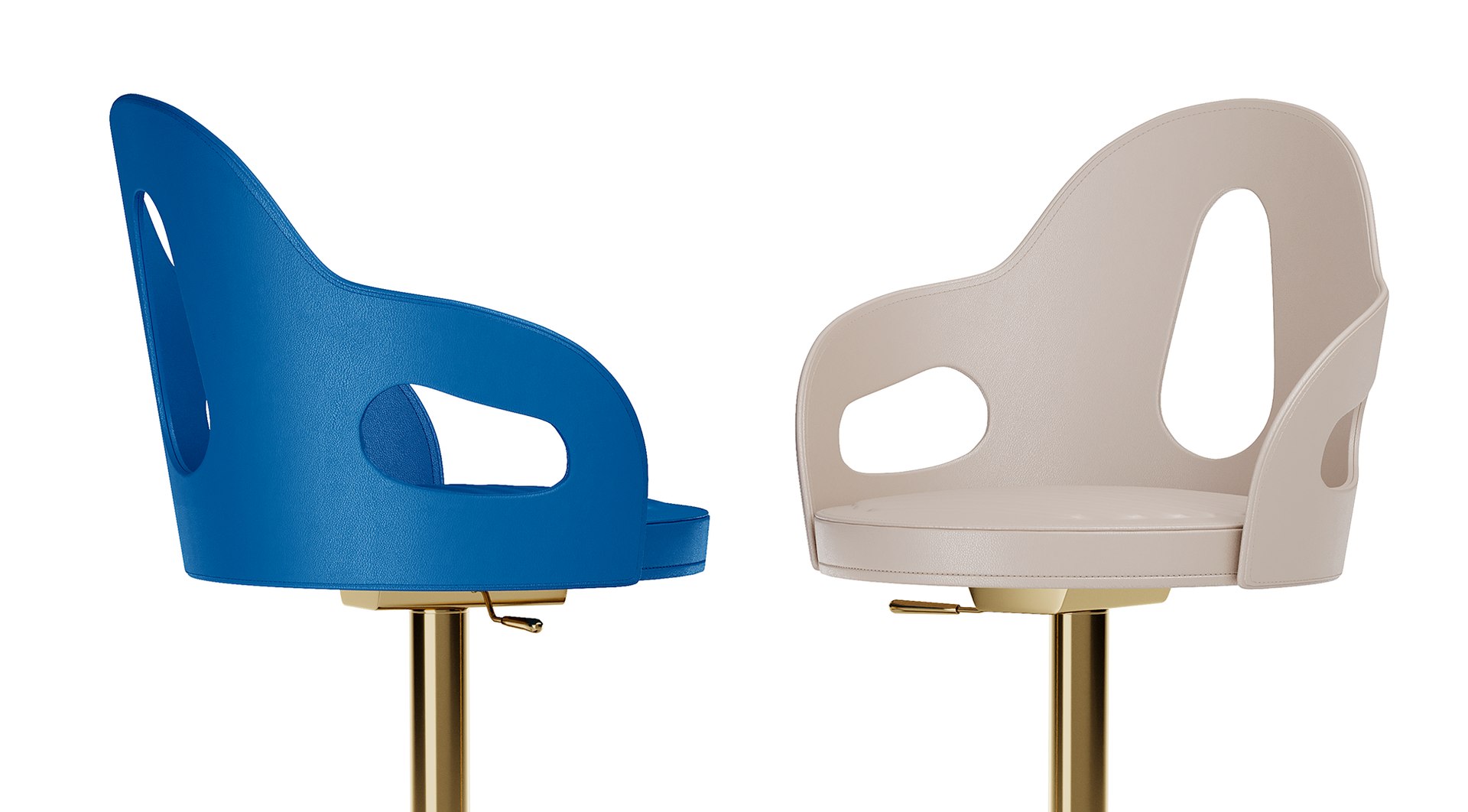 3D Model Giorgetti Dora Bar Stool - TurboSquid 1950519