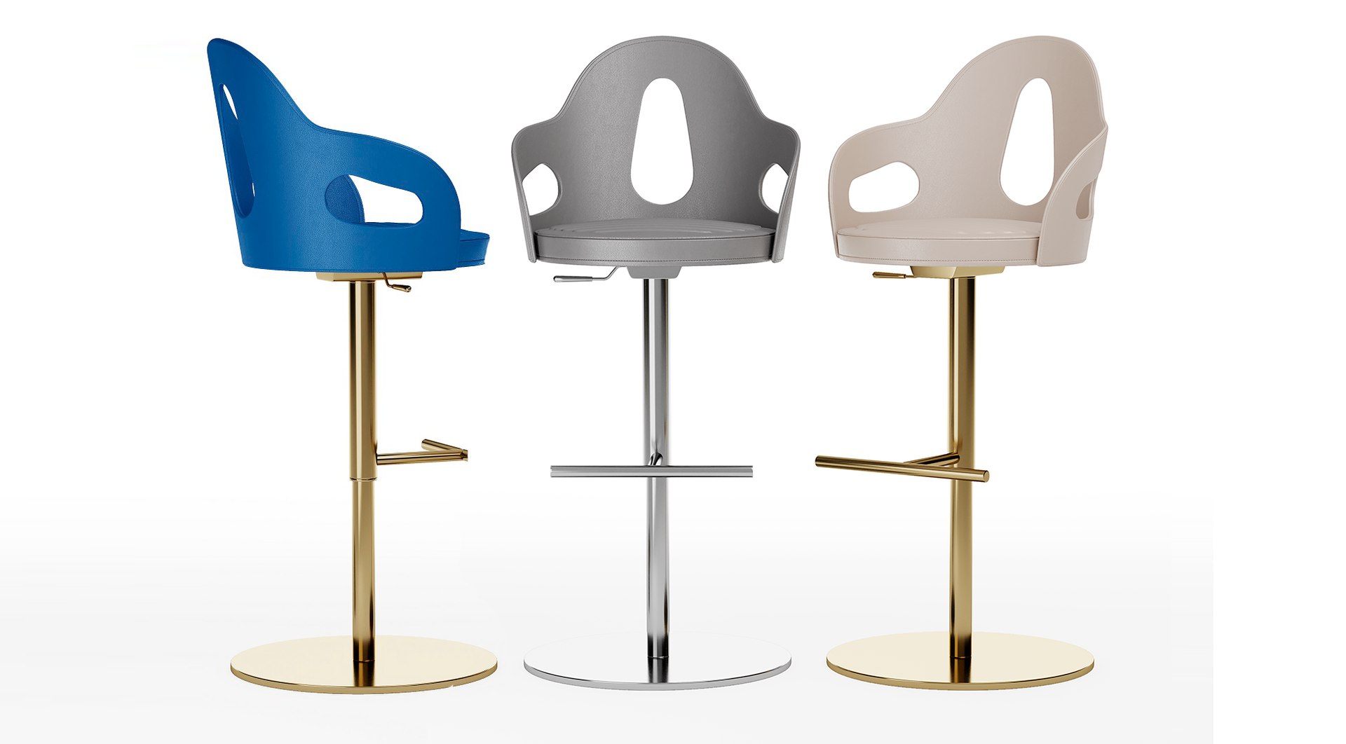 3D Model Giorgetti Dora Bar Stool - TurboSquid 1950519