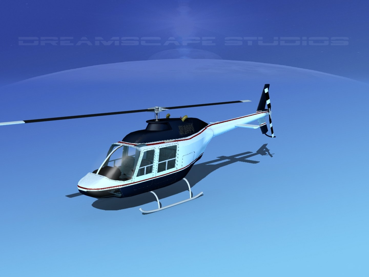 3D Rotor Bell 206 Model - TurboSquid 1218980