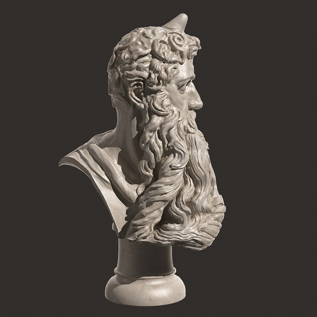 3d model moses michelangelo buonarroti