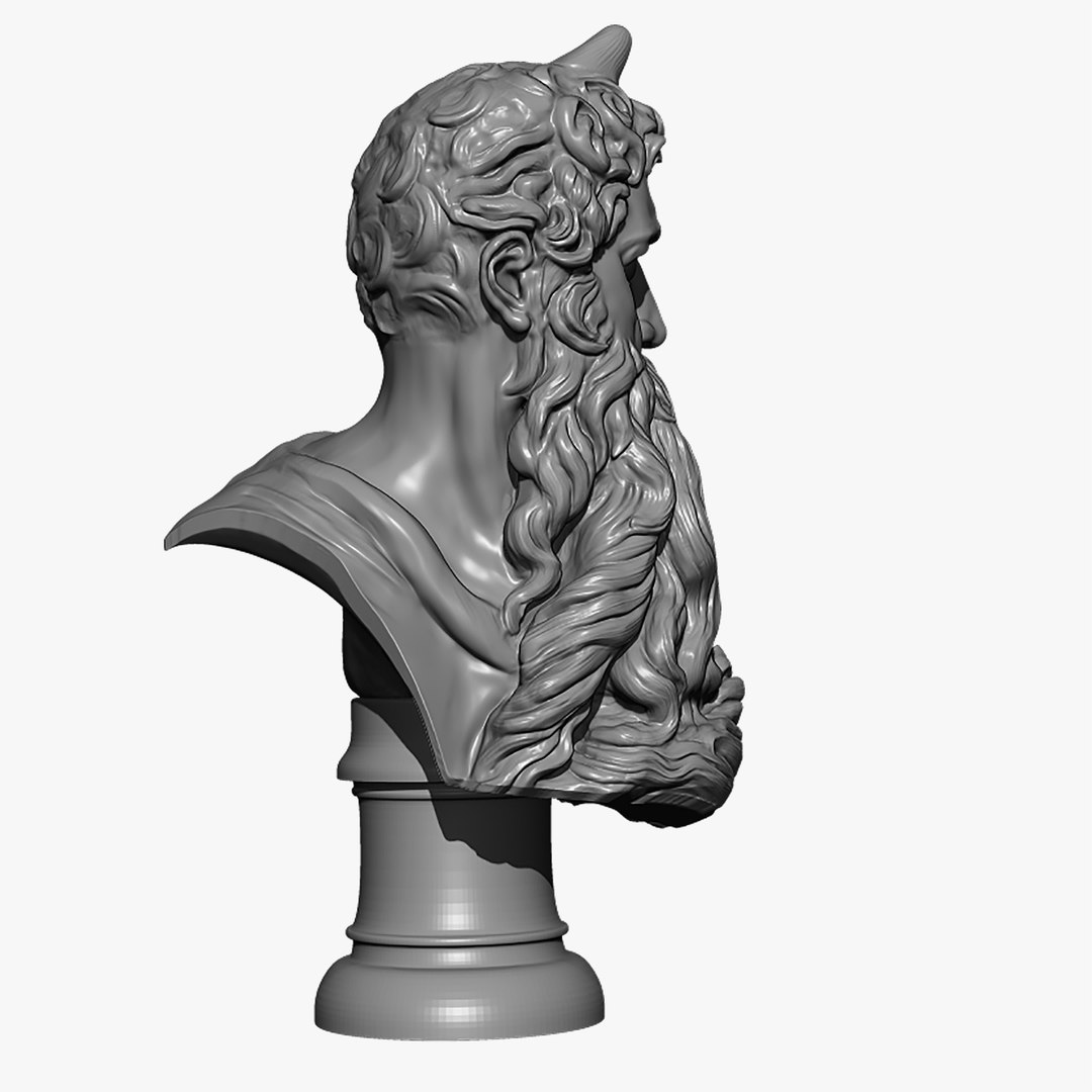 3d model moses michelangelo buonarroti