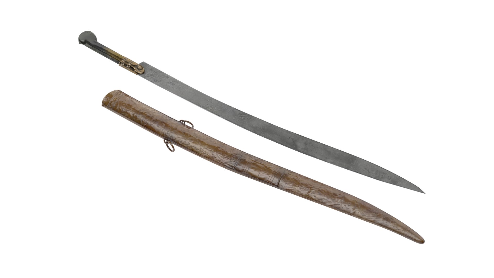 Yatagan Sword 3D Model - TurboSquid 1813262