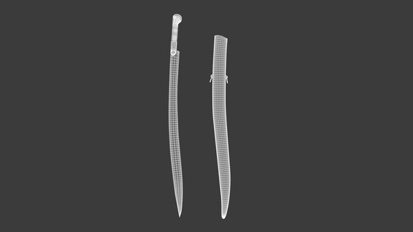 Yatagan Sword 3d Model Turbosquid 1813262